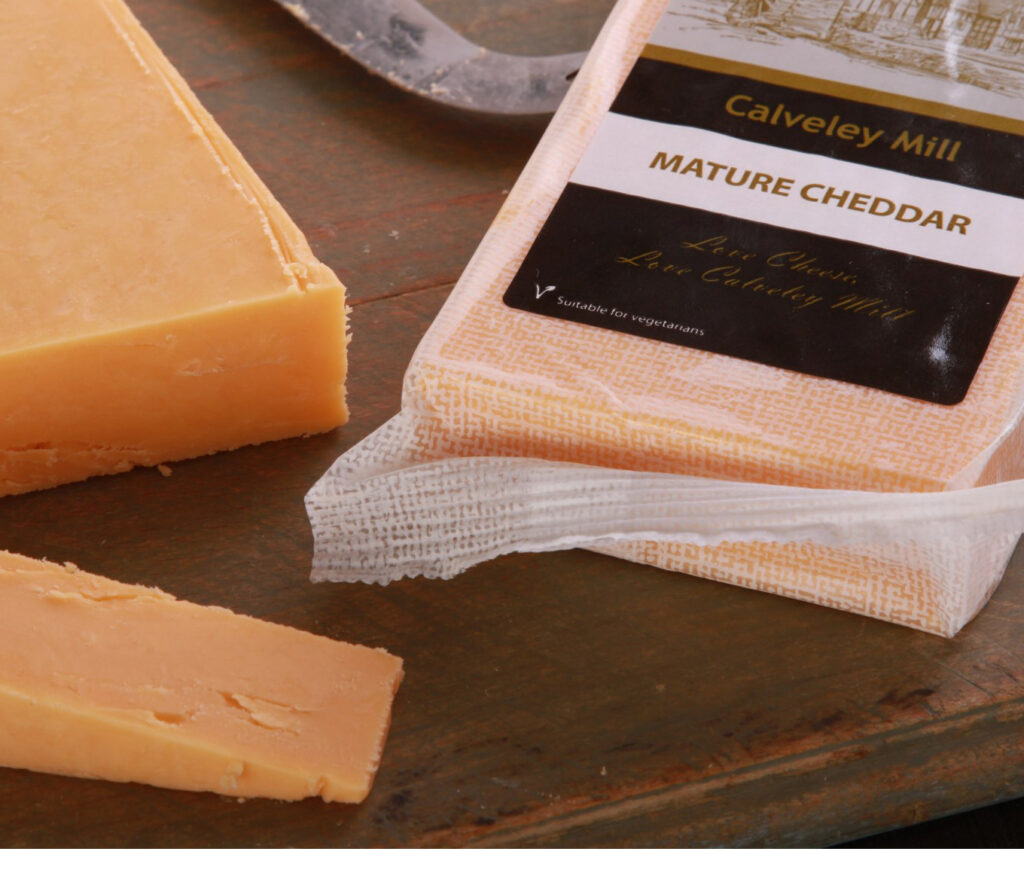 Calveley Mill Mature coloured cheddar 200g – Korat Chef